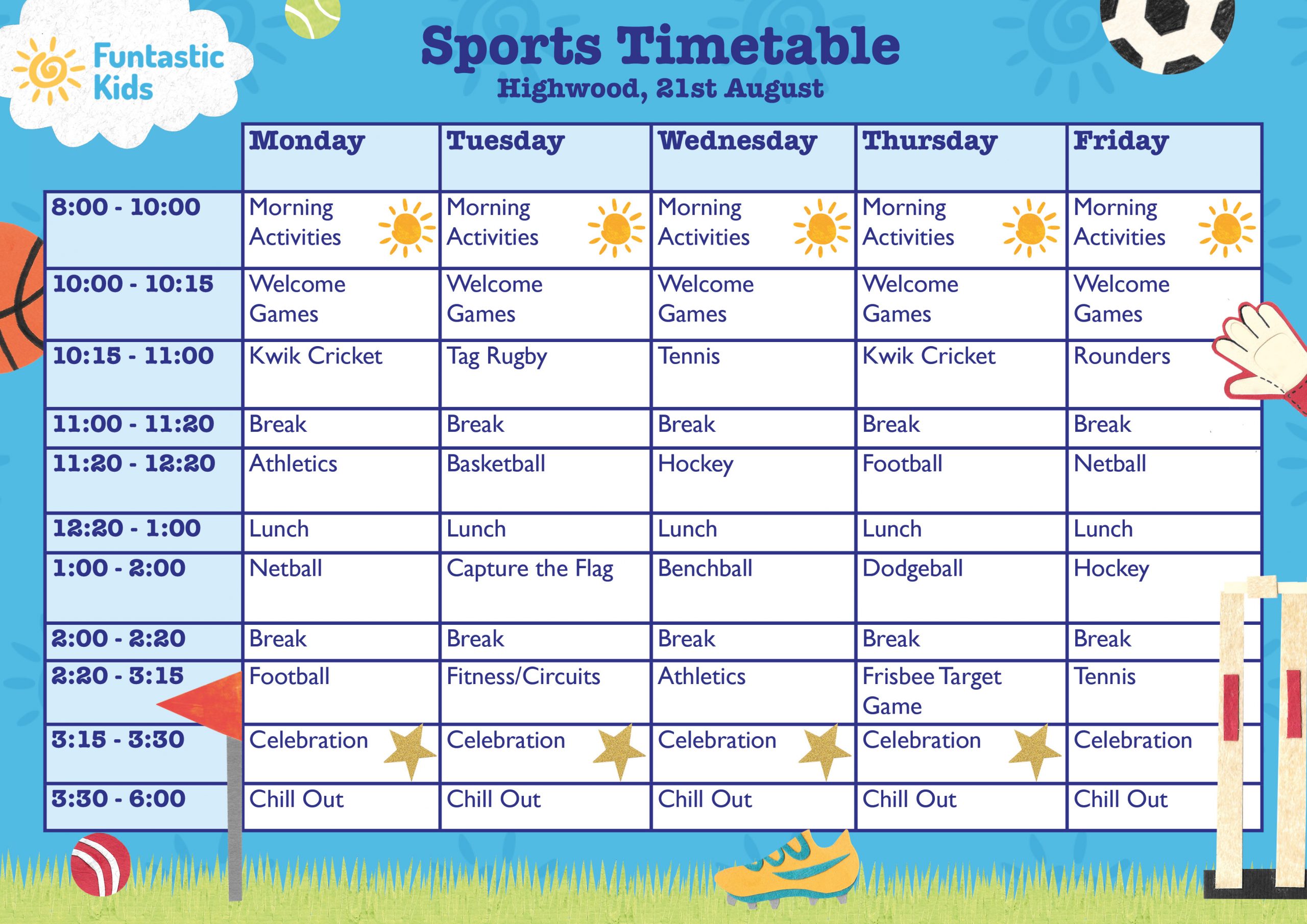 Highwood Primary School Summer Holiday Camp 2023 - Funtastic Kids