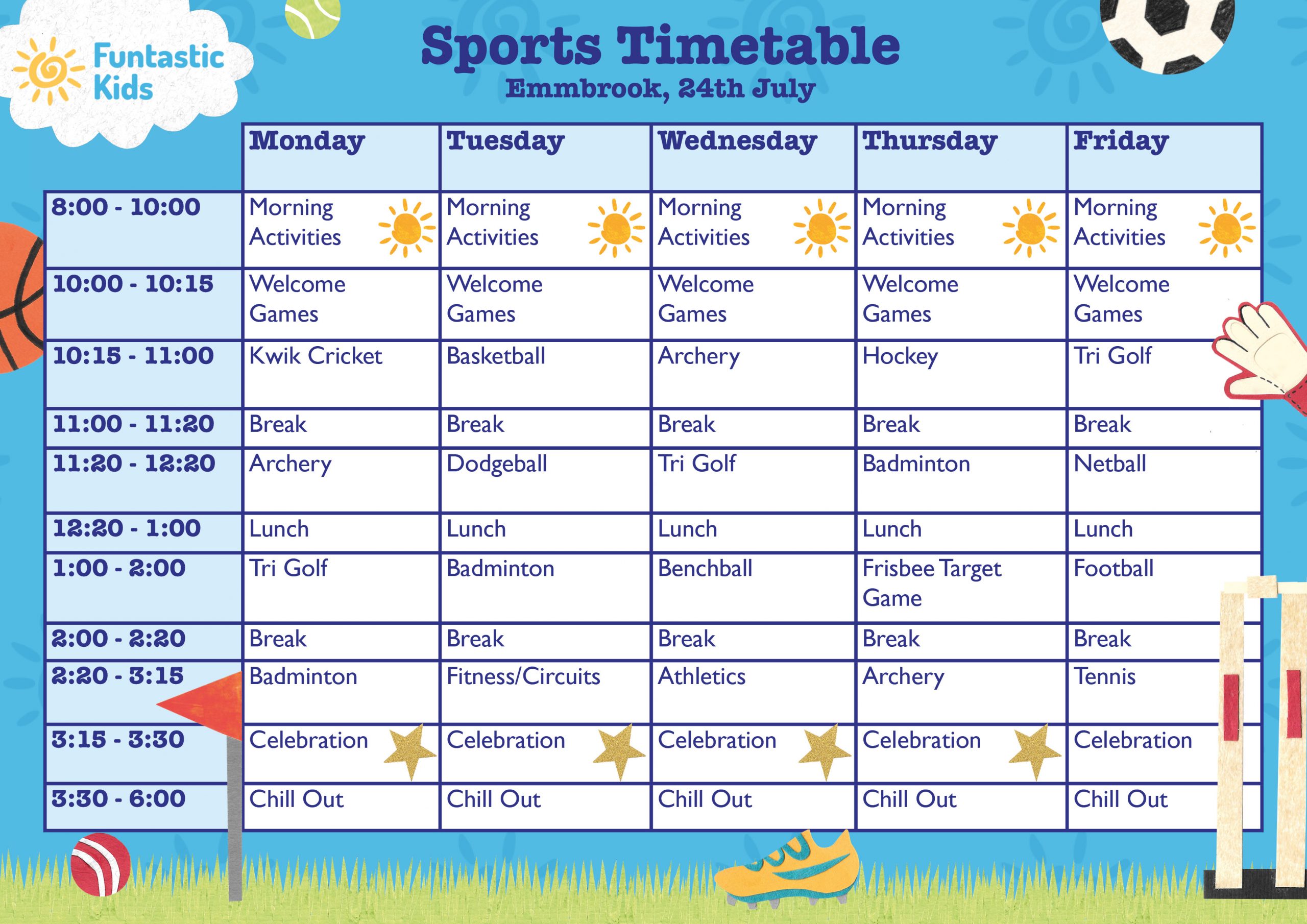 Emmbrook Infants Summer Holiday Camp 2023 - Funtastic Kids