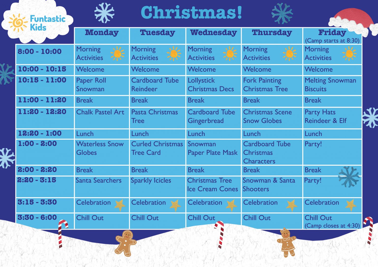 Loddon Primary School Christmas Holiday Camp 2023 - Funtastic Kids