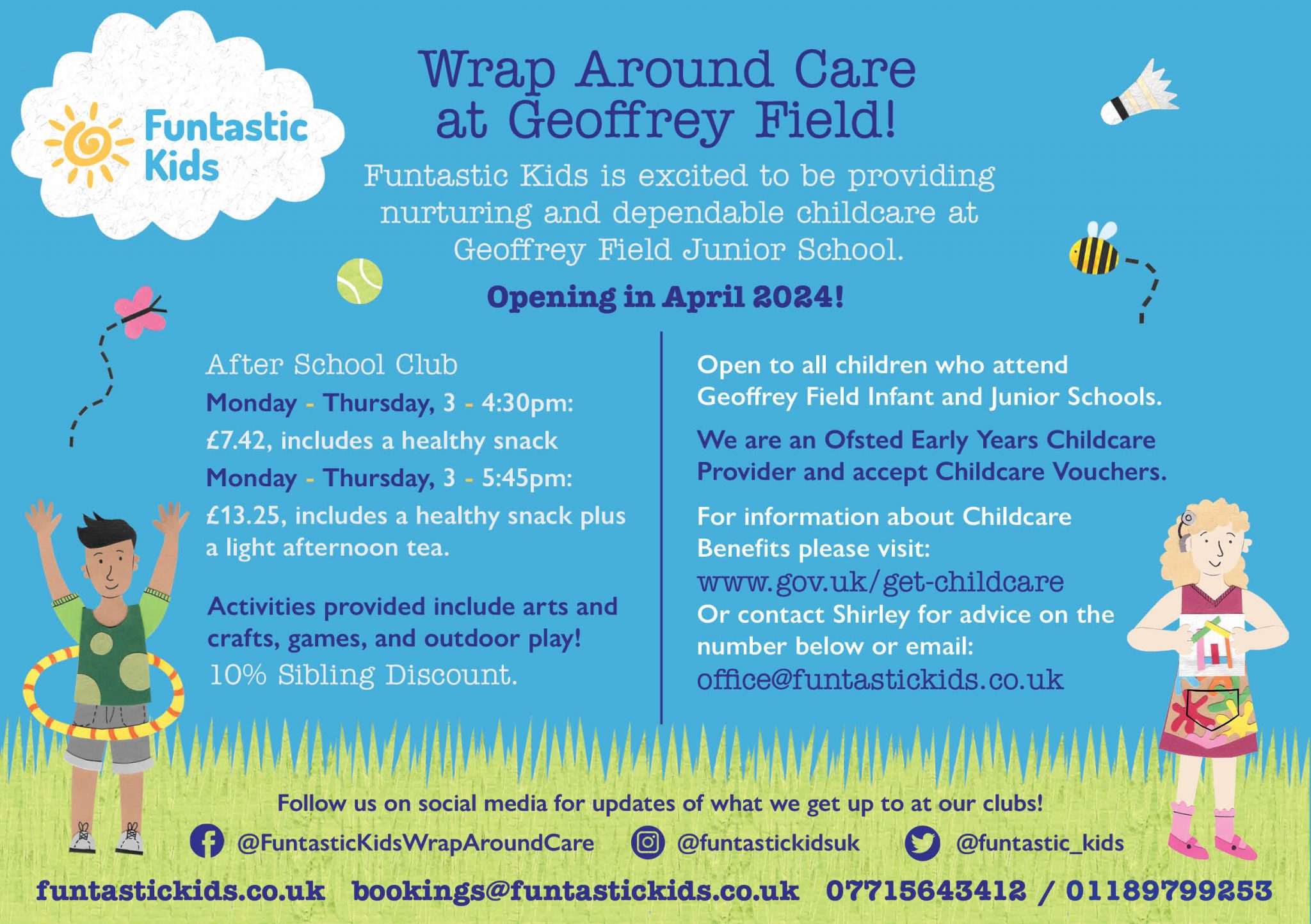 New After School Club Opening April 2024! - Funtastic Kids