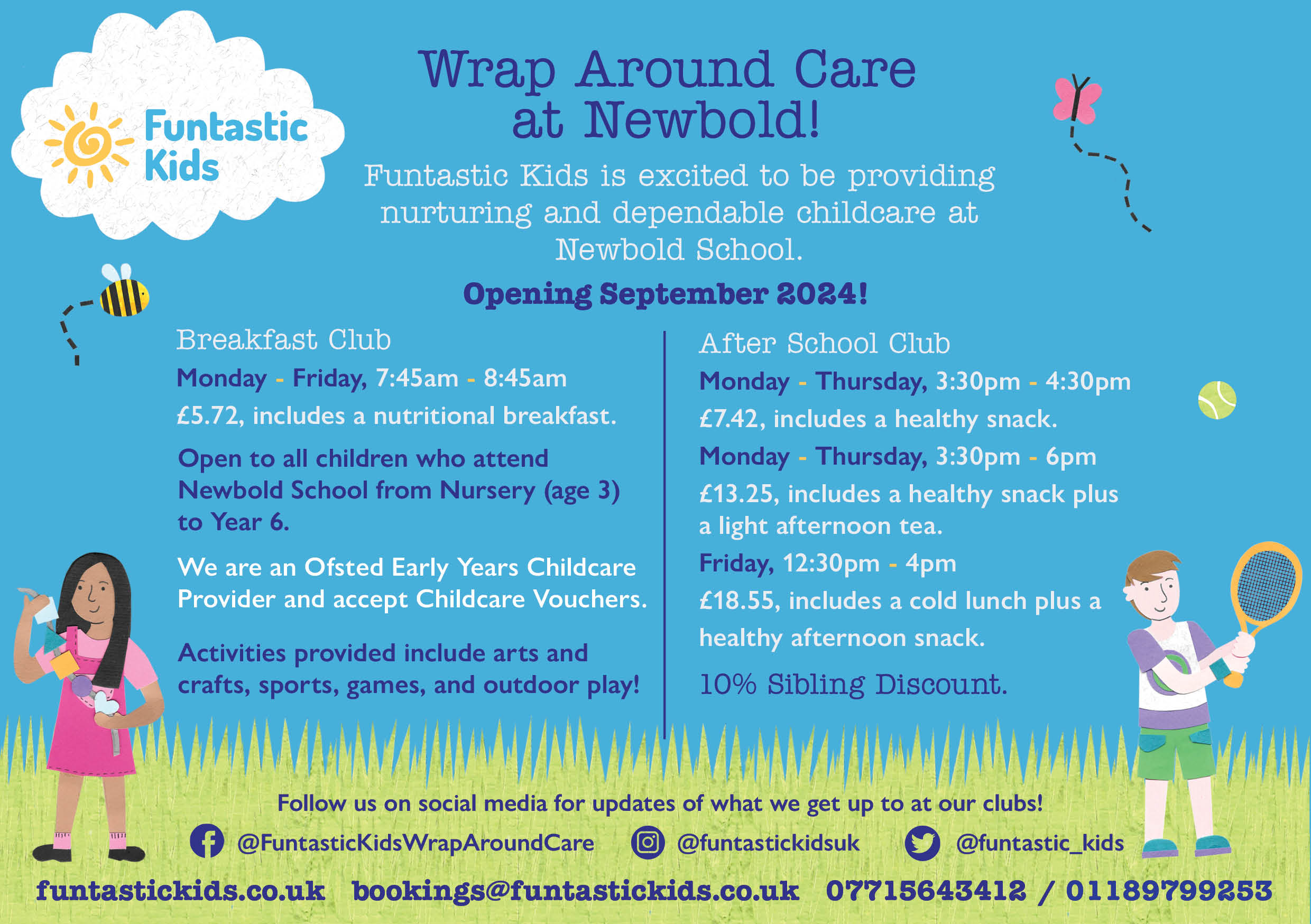 New Breakfast & After School Club Opening September 2024! - Funtastic Kids