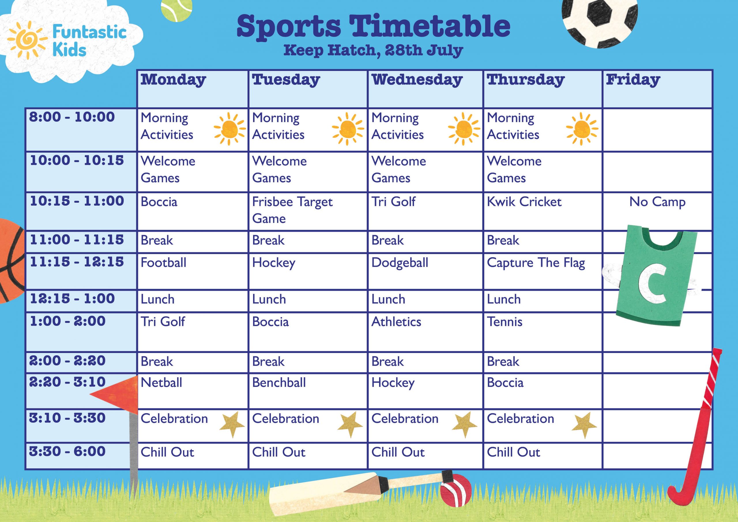 Keep Hatch Summer Holiday Camp 2025 - Funtastic Kids