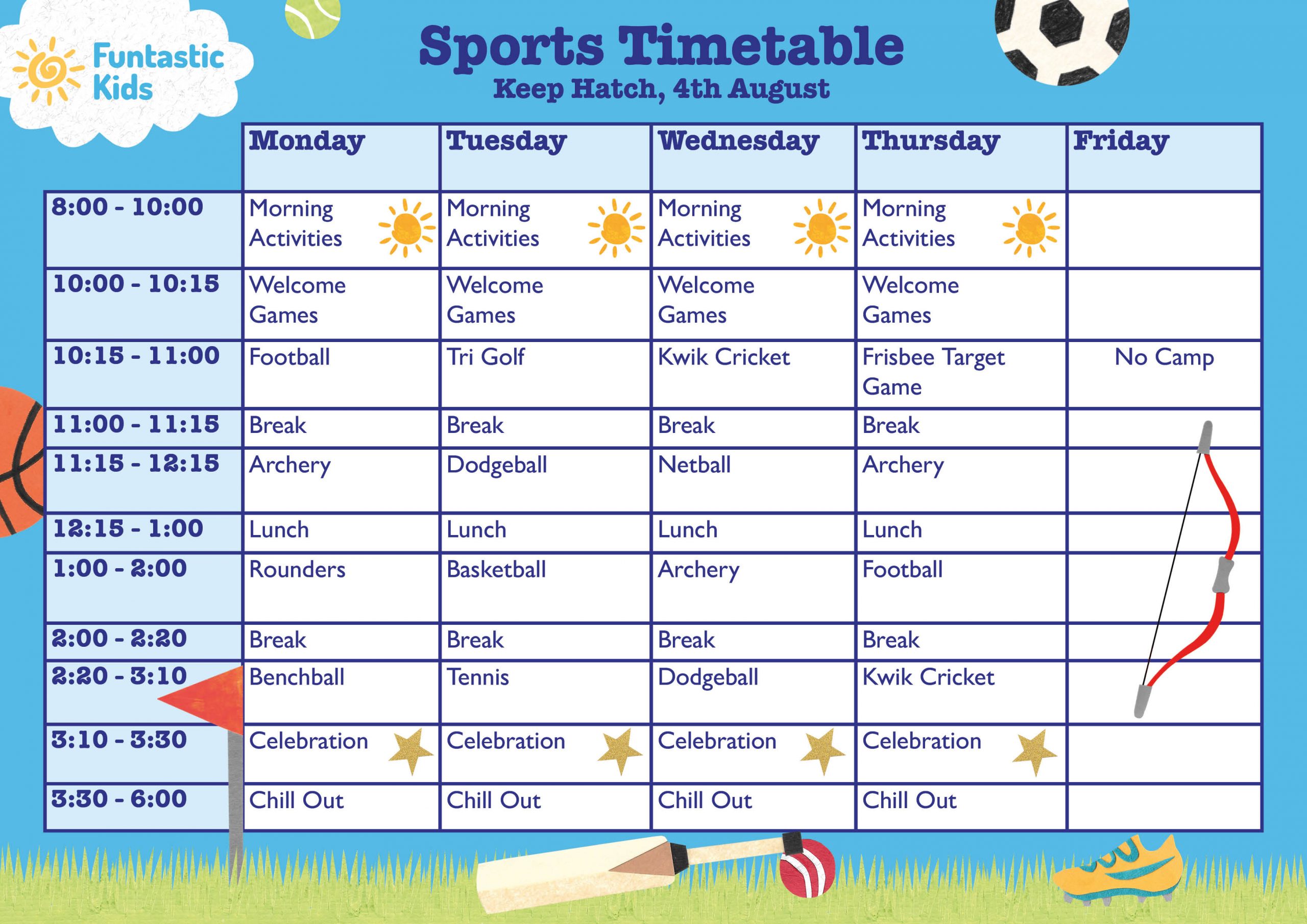 Keep Hatch Summer Holiday Camp 2025 - Funtastic Kids